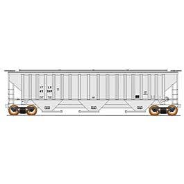 Intermount - Trinity Rib-Side Covered Hopper - Ready to Run - ITLX ...