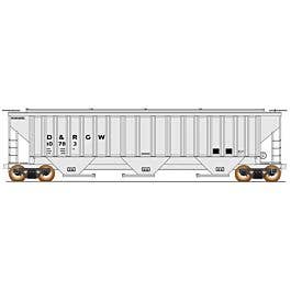 Intermount - Trinity Rib-Side Covered Hopper - Ready to Run - Denver ...