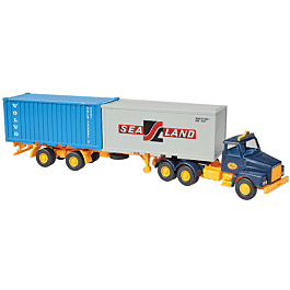 Wiking - Truck Volvo N10 Tractor w/Articulated Container Trailer & 2 ...