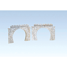 Faller - Tunnel Portals - 2-Track pkg(2) - 272-120565