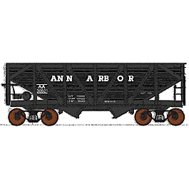 S Helper - Two-Bay Composite Hopper Single Car #4 - Ann Arbor - 641-761