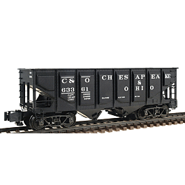 S Helper - Two-Bay Panel Side Hopper - 3-Car Set #1 - Chesapeake & Ohio ...