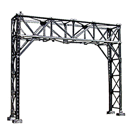 NJ Intl - Two-Track Signal Bridge - Kit - Black - 525-4010