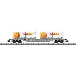 Trix - Type Sgns Container Flatcar w/Reefer Container Load - Ready-to ...