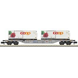 Trix - Type Sgns Container Flatcar w/Reefer Container Load - Ready-to ...