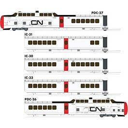 Rapido - UAC TurboTrain 5-Car Passenger Train-Only Set (2022 Ver ...