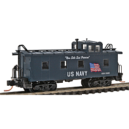 MicroTrain - U.S. Navy Series 36' Riveted Steel Caboose - US Navy #2007 ...