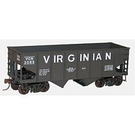 Accurail - USRA 55-Ton 2-Bay Hopper - Kit - Virginian (black, Billboard ...