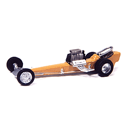 JL Innov - Vintage Dragster - Unpainted Metal Kit - 361-920