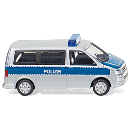 Wiking - Volkswagen Multivan T5 GP Passenger Van - Assembled - Police ...