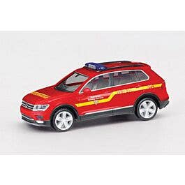 Herpa - Volkswagen Tiguan SUV - Assembled - Fire Chief (red, yellow ...