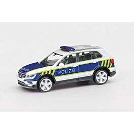 Herpa - Volkswagen Tiguan SUV - Assembled - Police (white, blue, yellow ...