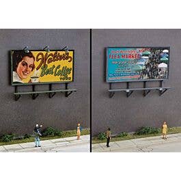 Walthers - Wall-Mounted Billboard pkg(3) - Kit - 949-4253