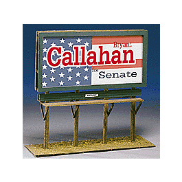 Midwest - Wood Billboard Kit - 1 "Pole Style" Billboard w/4 Designs ...