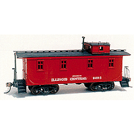 AMD - Wood Caboose - Kit (Laser-Cut Wood) - Illinois Central (28' Car ...
