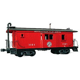 AMD - Wood Caboose - Kit (Laser-Cut Wood) - Minneapolis & St. Louis Bay ...
