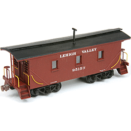 AMD - Wood Caboose - Kit (Laser-Cut Wood) - Lehigh Valley 25' Transfer ...