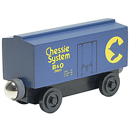 Whittle - Wooden Toy Train: Boxcar - Chessie System #2003 - 802-100215