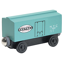 Whittle - Wooden Toy Train: Boxcar - New York Central #2003 (Green ...