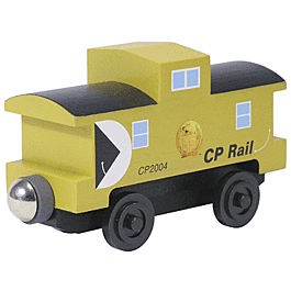 Whittle - Wooden Toy Train: Caboose - Canadian Pacific #2004 - 802-100536