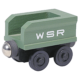 Whittle - Wooden Toy Train: Tender - Green - 802-100101