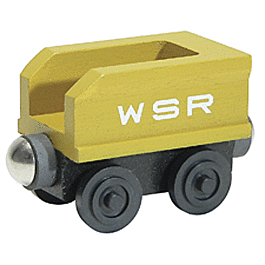 Whittle - Wooden Toy Train: Tender - Yellow - 802-100103