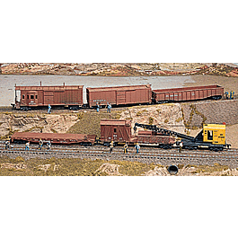 Walthers - Work Train Set #2 - Kits - BN (Mineral Red) - 932-934