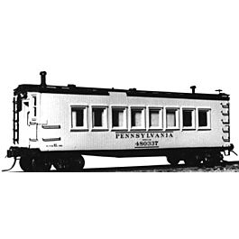 Westerfld - XL Boxcar - PRR MOW Later Scheme 1938-60+ Riding Car - 783-7504