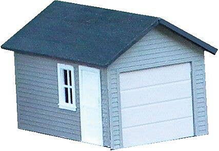 AM Models - 1-Stall Garage - Kit - 1-1/2 x 2-3/16" 3.8 x 5.6cm - 129-124