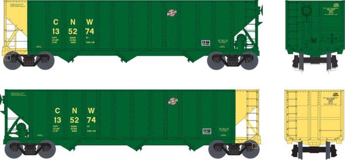 Bowser - 100-Ton 3-Bay Hopper - Ready to Run - Executive Line - Chicago ...