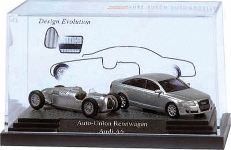 Busch - 10 Year Anniversary Display Sets - Racing - Audi - 2004 A6 ...