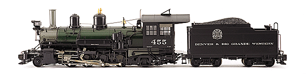 Bachmann - 1:20.3 Scale K-27 2-8-2 - Standard DC - Spectrum(R) - Painted #455 (black w/green ...