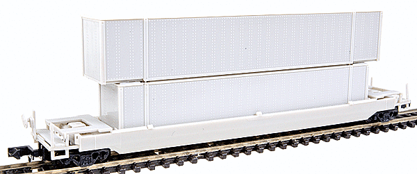 Con-Cor - 125-Ton Husky Stack Intermodal Well Car w/Containers ...