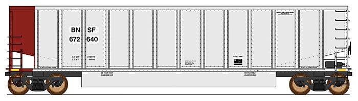 Intermount - 14-Panel Coalporter(R) Coal Gondola - Ready to Run - Value Line - BNSF Railway ...