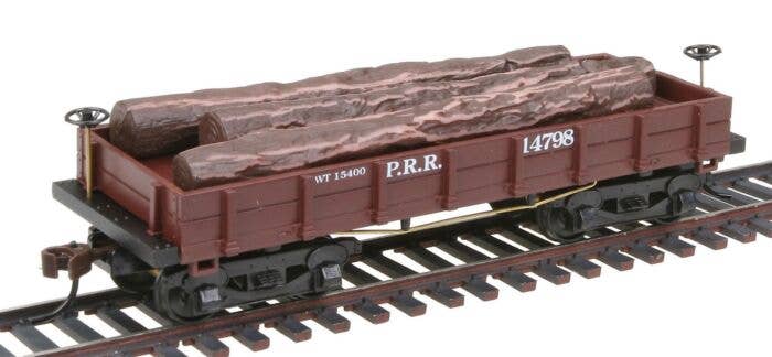 Mantua - 1860s-Era Wood Log Car w/Load - Ready to Run - Pennsylvania ...