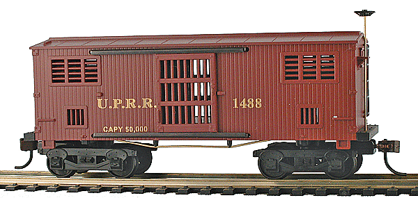 Mantua - 1860s-Era Wooden Horse Car - Union Pacific - 455-722003