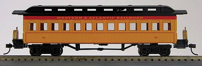 Con-Cor - 1880s Wood Open-Platform Coach - Ready to Run - Western ...