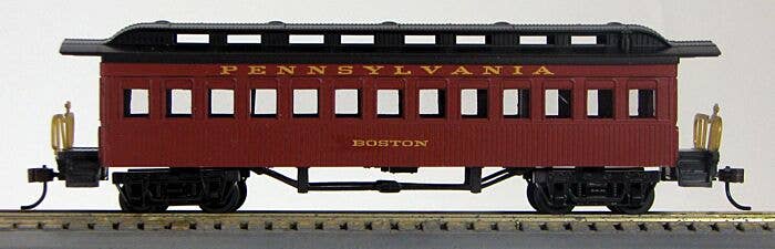 Con-Cor - 1880s Wood Open-Platform Coach - Ready to Run - Pennsylvania ...