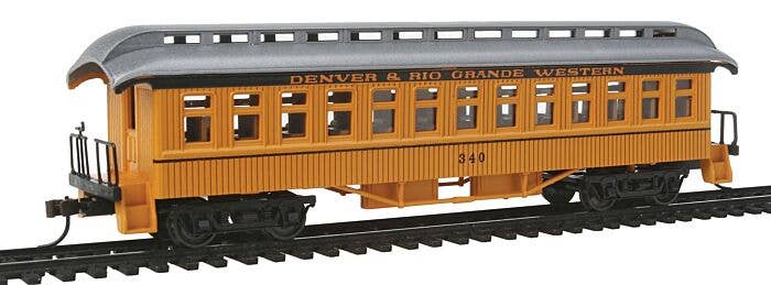 Con-Cor - 1880s Wood Open-Platform Coach - Ready to Run - Denver & Rio ...