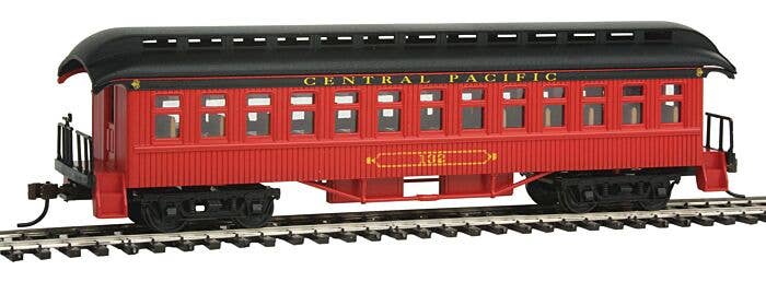 Con-Cor - 1880s Wood Open-Platform Coach - Ready to Run - Central ...