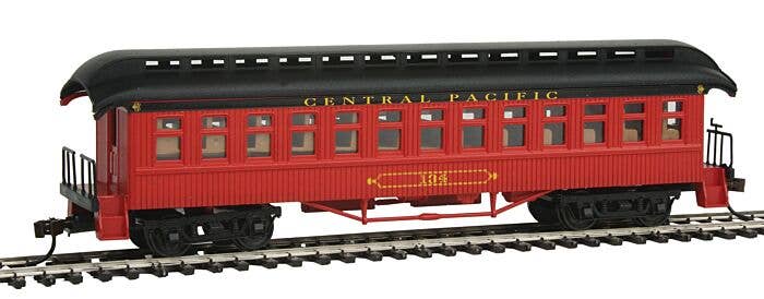 Con-Cor - 1880s Wood Open-Platform Coach - Ready to Run - Central ...