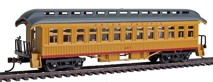 Con-Cor - 1880s Wood Open-Platform Coach - Ready to Run - Union Pacific ...