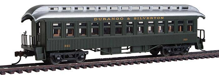 Con-Cor - 1880s Wood Open-Platform Coach - Ready to Run - Durango ...