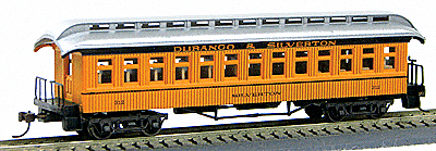 Con-Cor - 1880s Wood Open-Platform Coach - Ready to Run - Durango ...