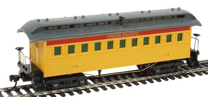 Mantua - 1890s-Era Wood Coach - Ready to Run - Union Pacific - 455-715100