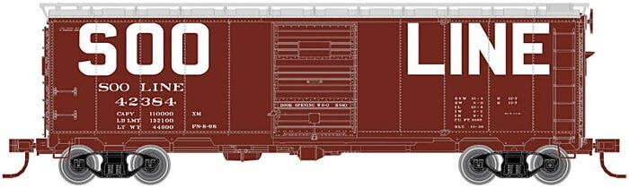 Atlas - 1932 ARA 40' Steel Boxcar - Ready to Run - Master(R) - Soo Line ...