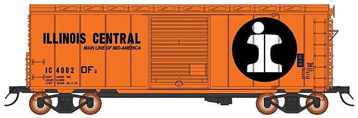 Intermount - 1937 AAR 10'6" Boxcar, 4-3-1 Improved Dreadnaught Ends, 6 ...