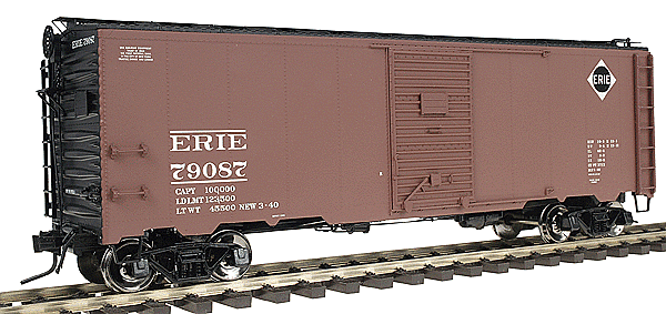 Atlas O - 1937 AAR 40' Boxcar - 2-Rail - Erie - 151-9551
