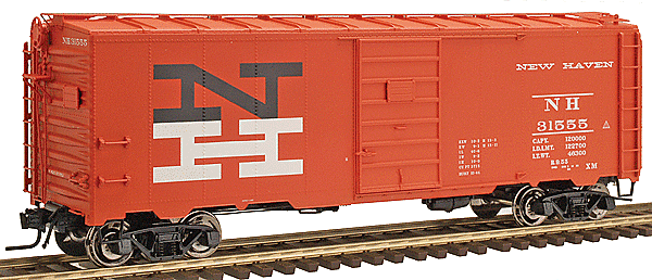 Atlas O - 1937 AAR 40' Boxcar - 2-Rail - New Haven - 151-9553
