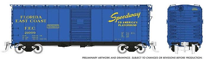 Rapido - 1937 AAR 40' Boxcar w/Round Corner 6-Pack - Ready to Run ...